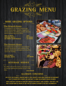 Menus – The Grazing Cowboy